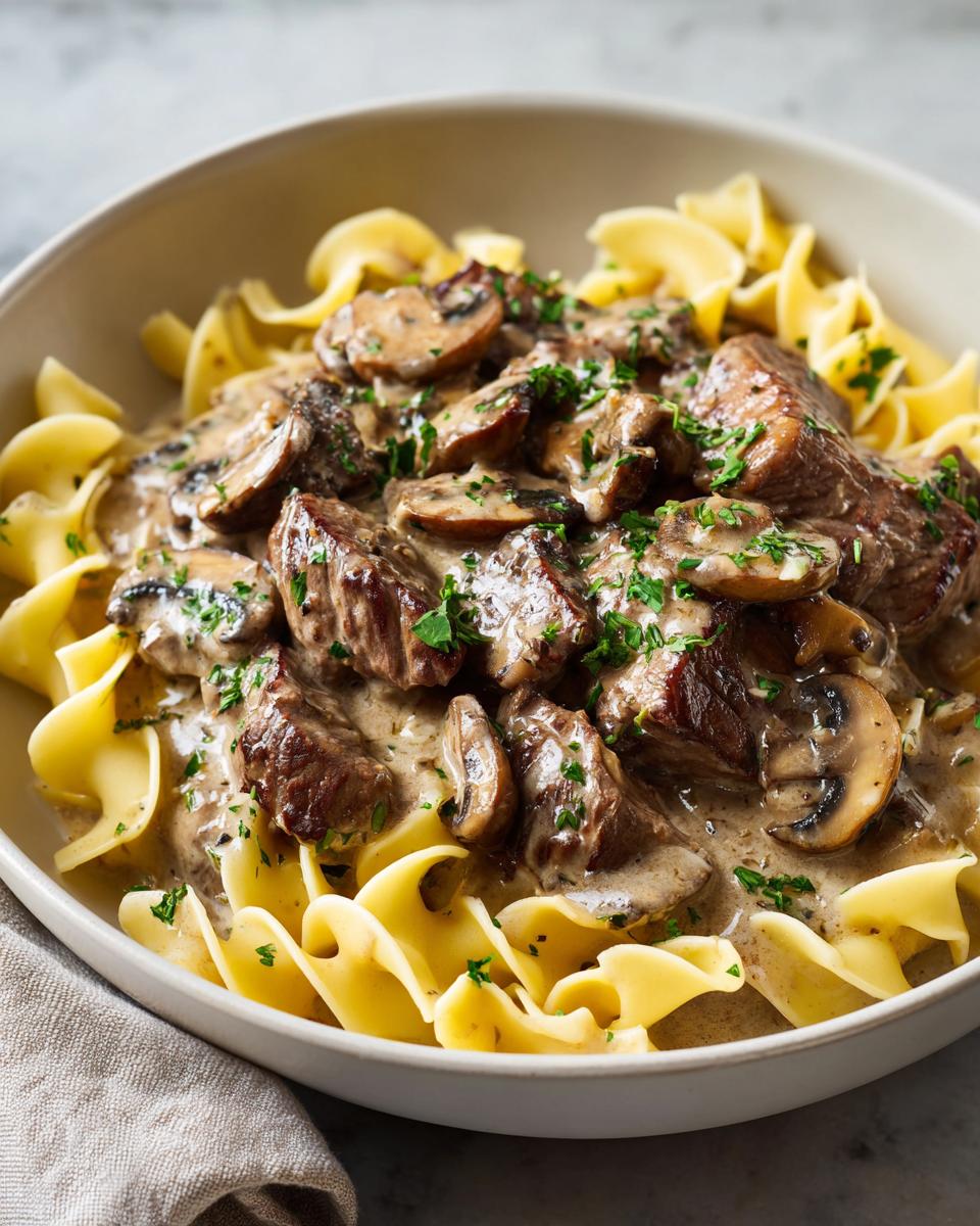 Quick Beef Stroganoff: 30 Min Comfort