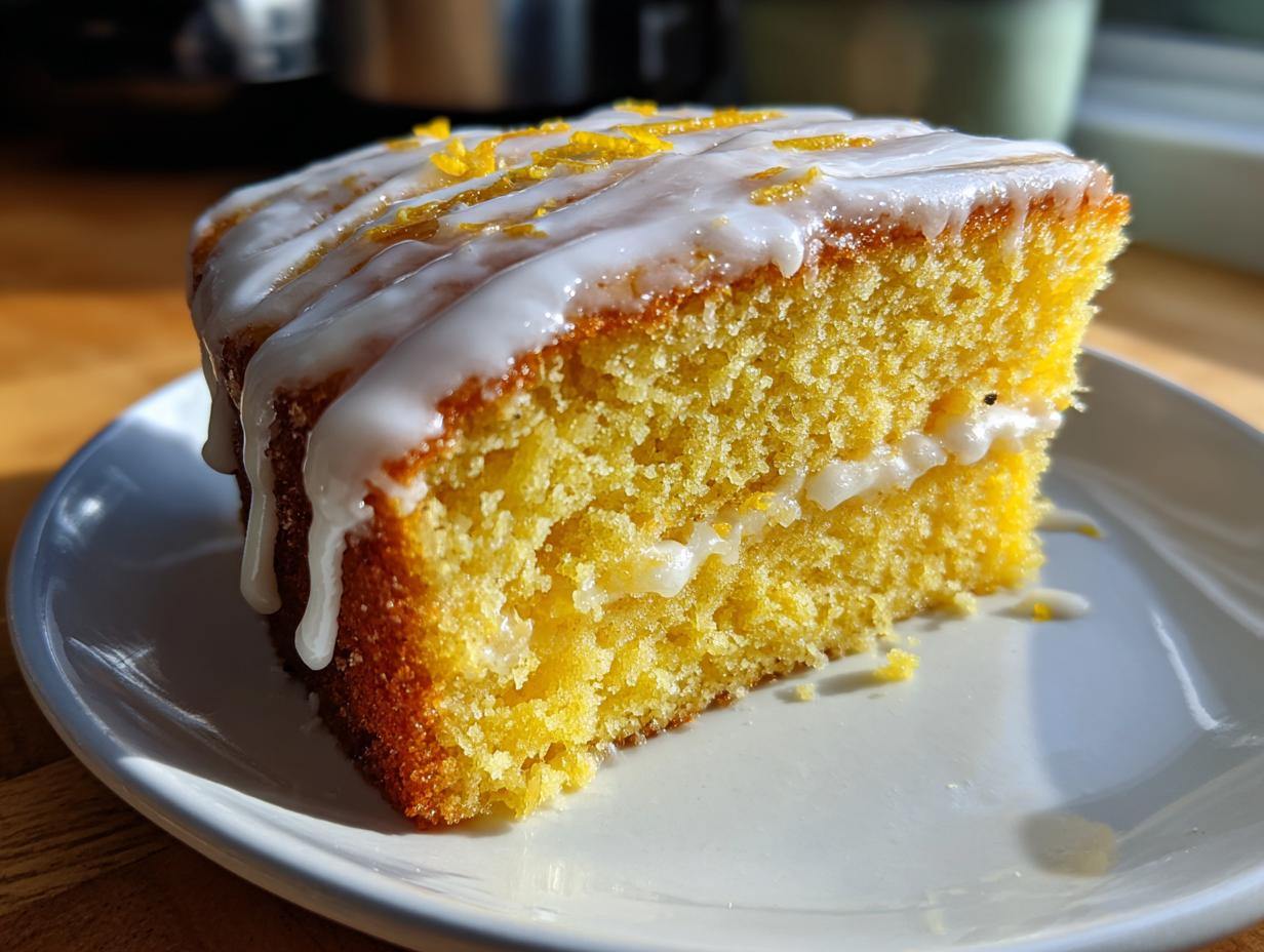 Amazing lemon cake recipe: 1 moist slice