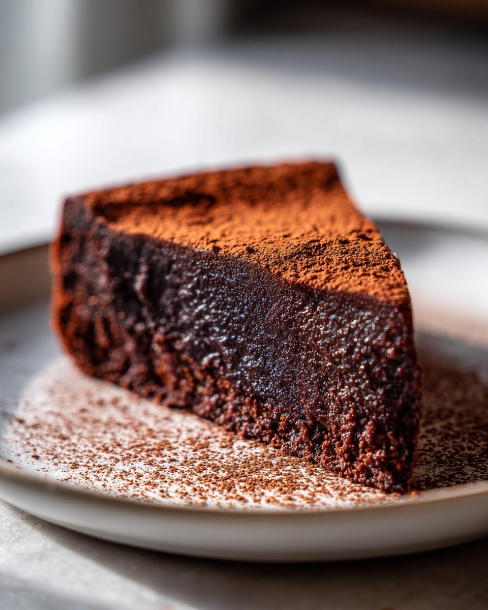 8 Ingredient Flourless Chocolate Torte Joy