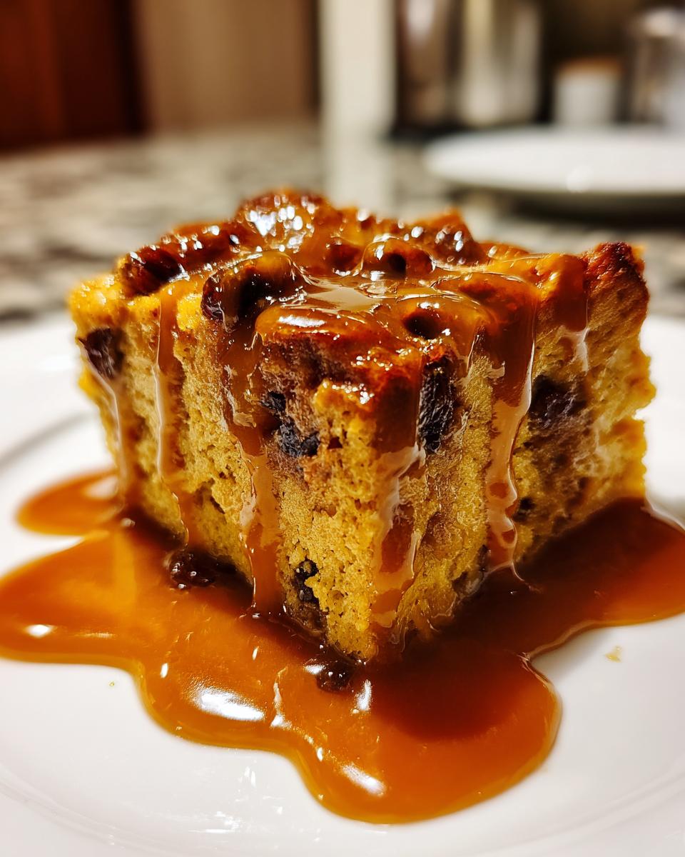 bread pudding with bourbon sauce: 1 amazing bite