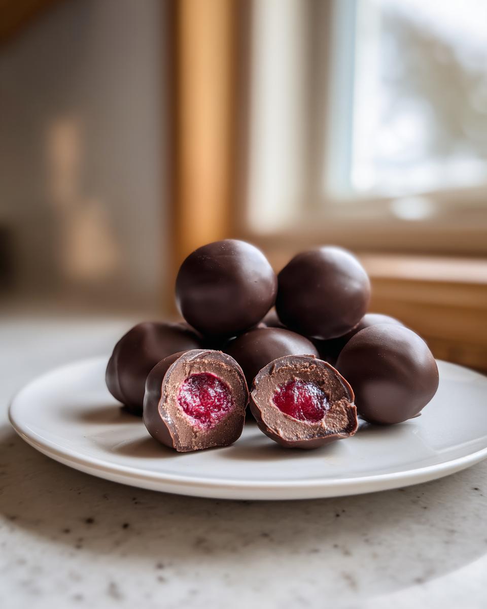 Amazing chocolate covered cherries yield 120 joy