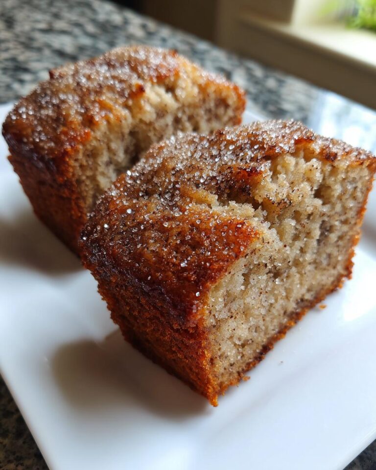 6 Super Moist & Easy mini banana bread loaves