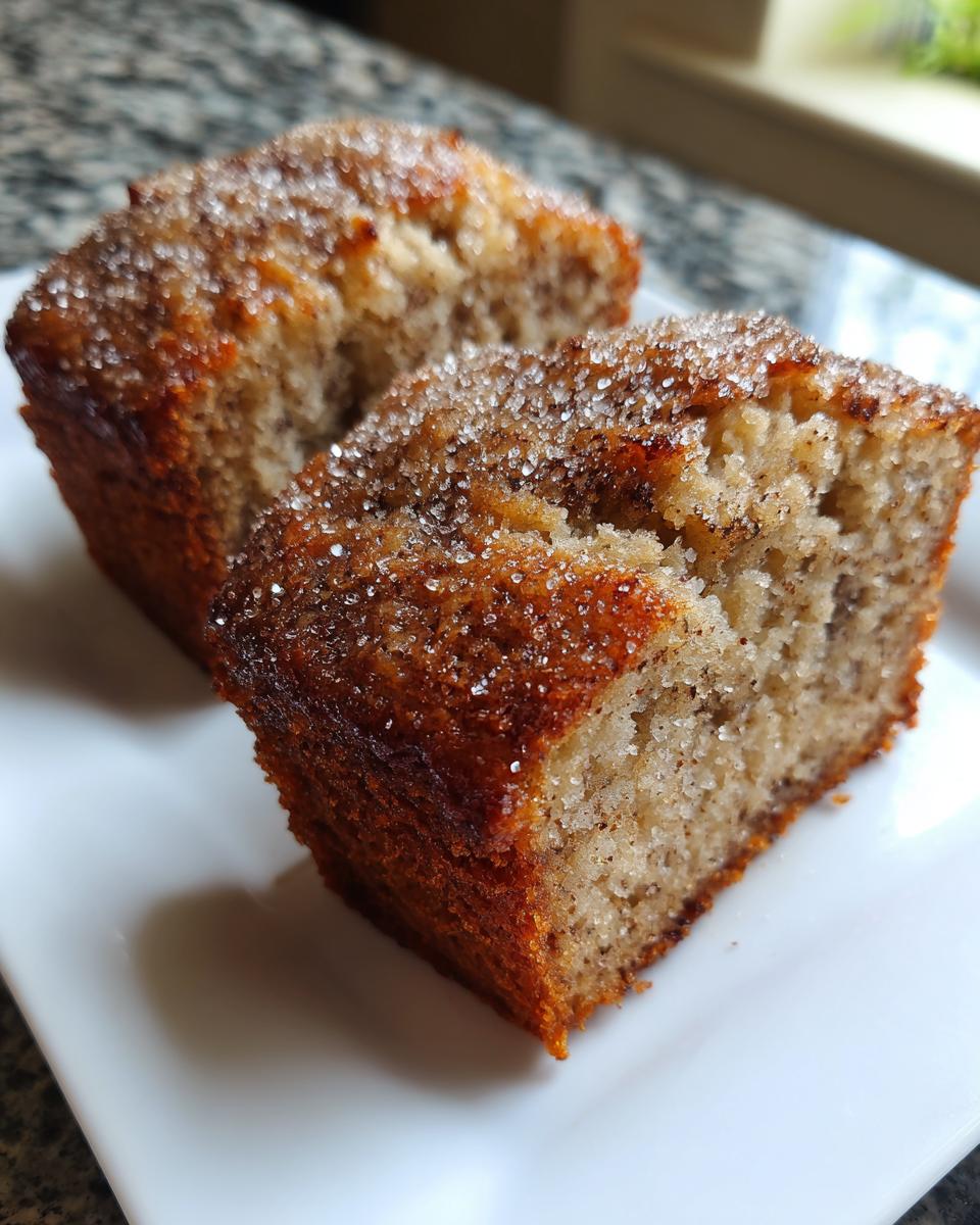 6 Super Moist & Easy mini banana bread loaves